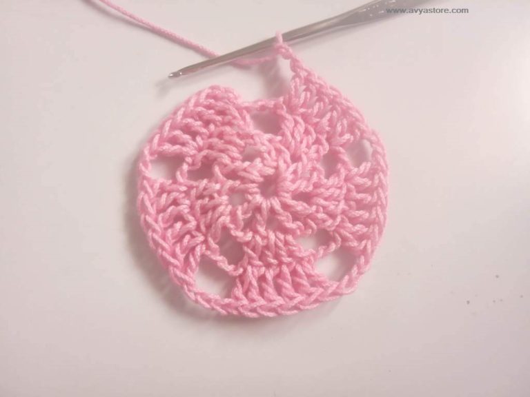 How To Crochet Pentagon Motif - Free Pattern and Instructions