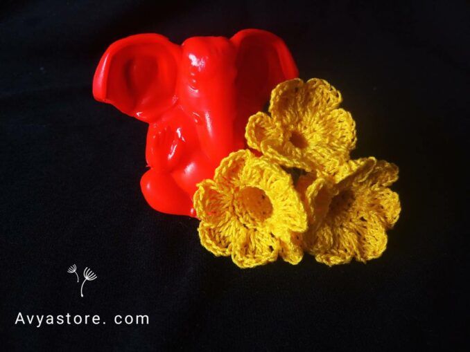 How to crochet Yellow Bellflowers - Free Pattern and Instructions