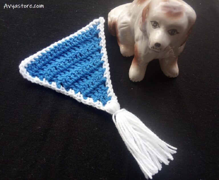 How to Crochet a Triangle Party Banner - Free Pattern